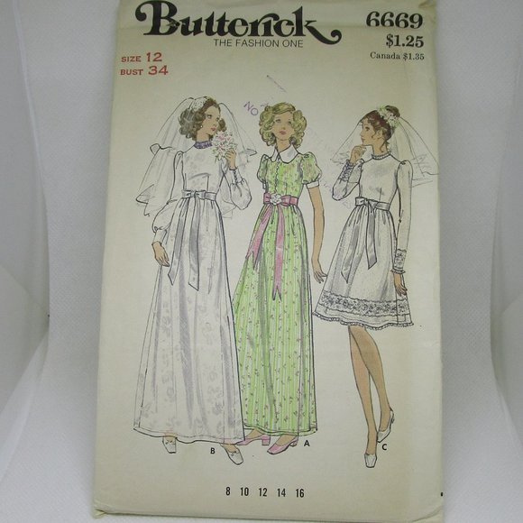 Butterick | Dresses | Vintage Sewing Pattern | Poshmark